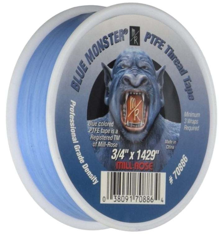 Blue Monster™ PTFE Thread Seal Tape — Sprinkler Supply Store