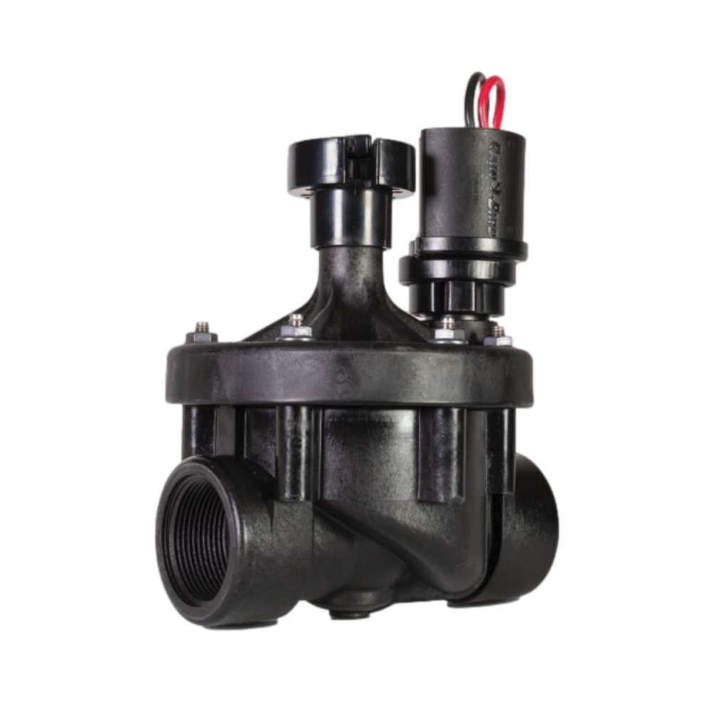 Rain Bird - PEB Industrial Valve Plastic w/ IVM Solenoid w/ Flow Contr ...